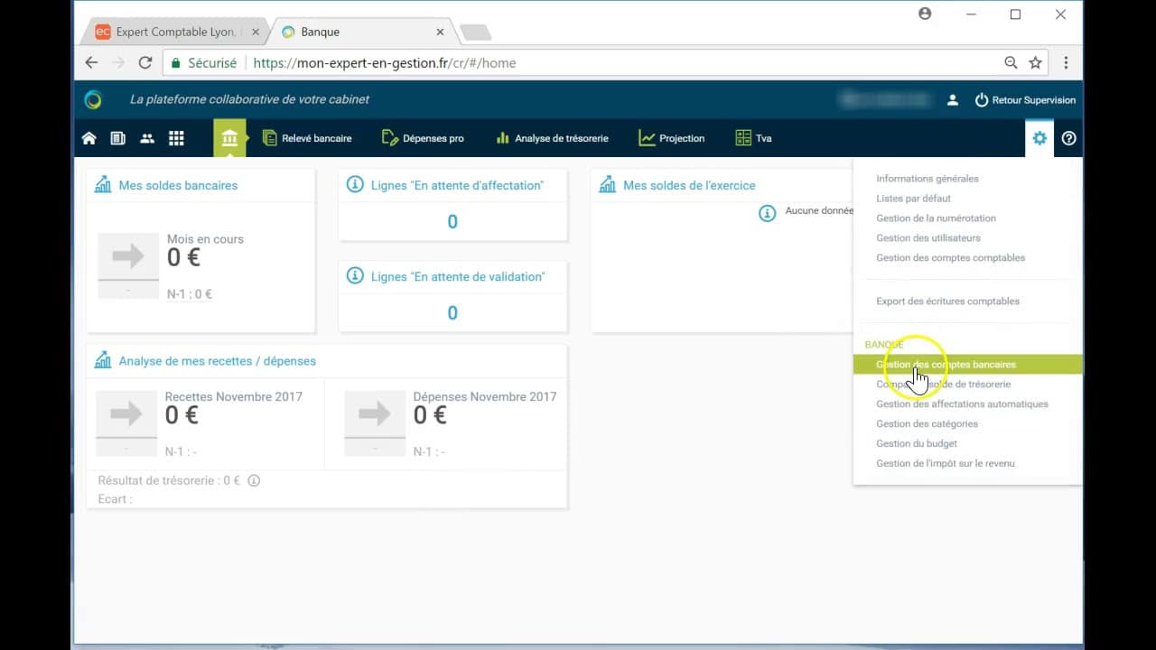 Synchronisation de banque - Module MEG - Vidéo easy Compta